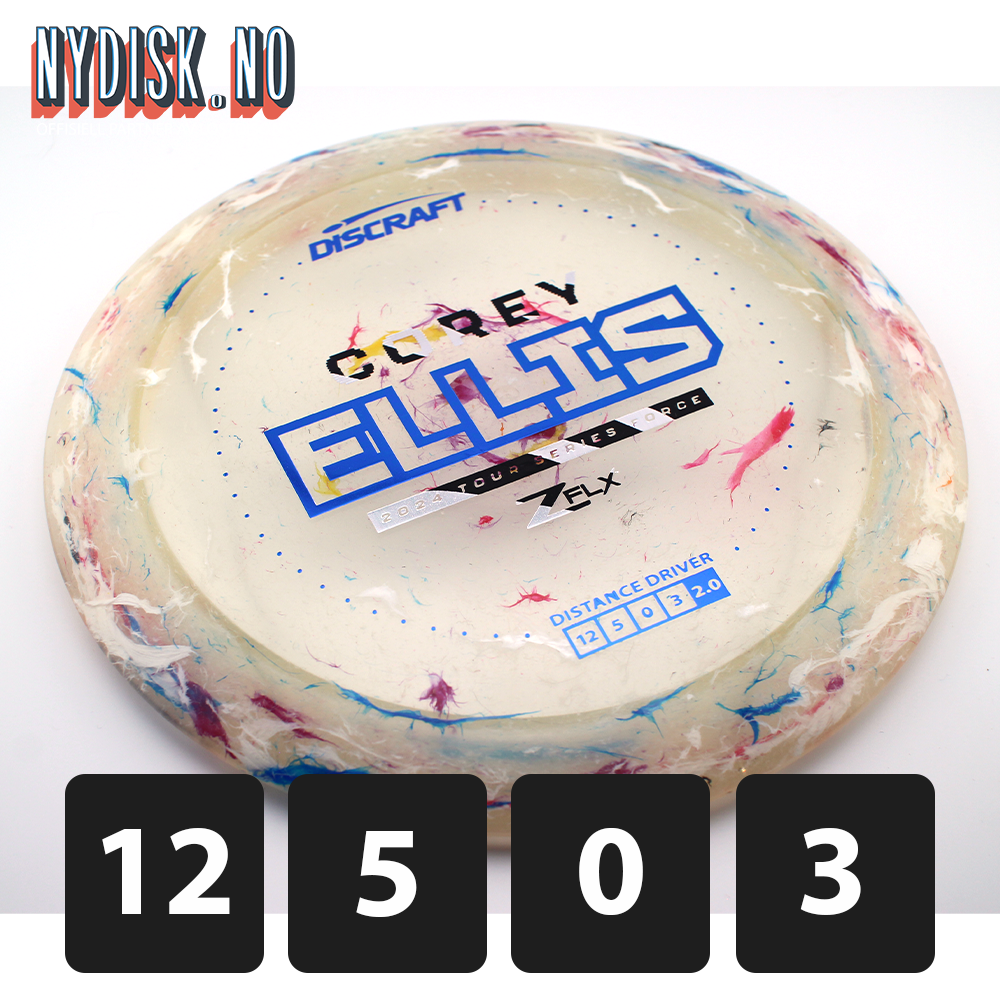Discraft Jawbreaker Z FLX Force - Corey Ellis 2024 – NyDisk